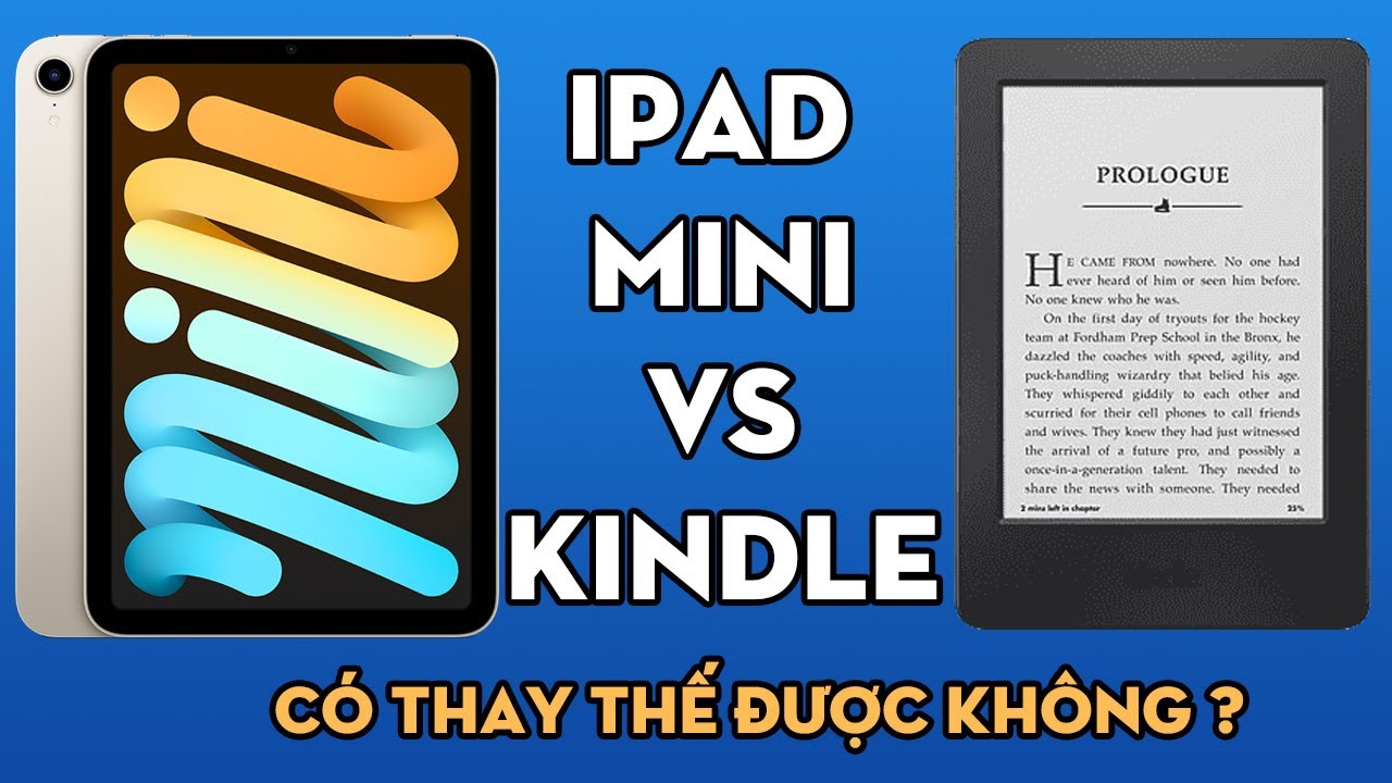 So sánh iPad mini và Kindle – Thiết bị đọc sách nào tốt hơn ? - YouTube