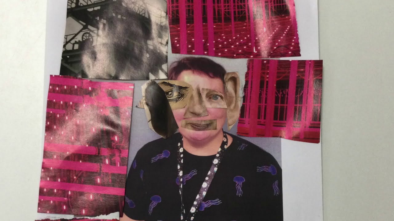 Make your own Wangechi Mutu face collage - YouTube