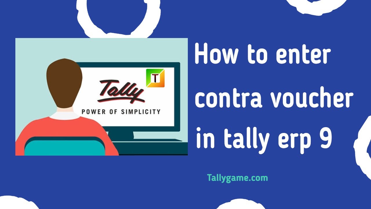 contra voucher entry in tally erp 9 - YouTube