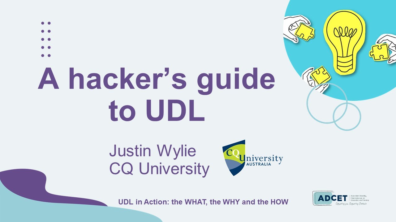 1E: A hacker's guide to UDL - Simple, sustainable & effective UDL ...