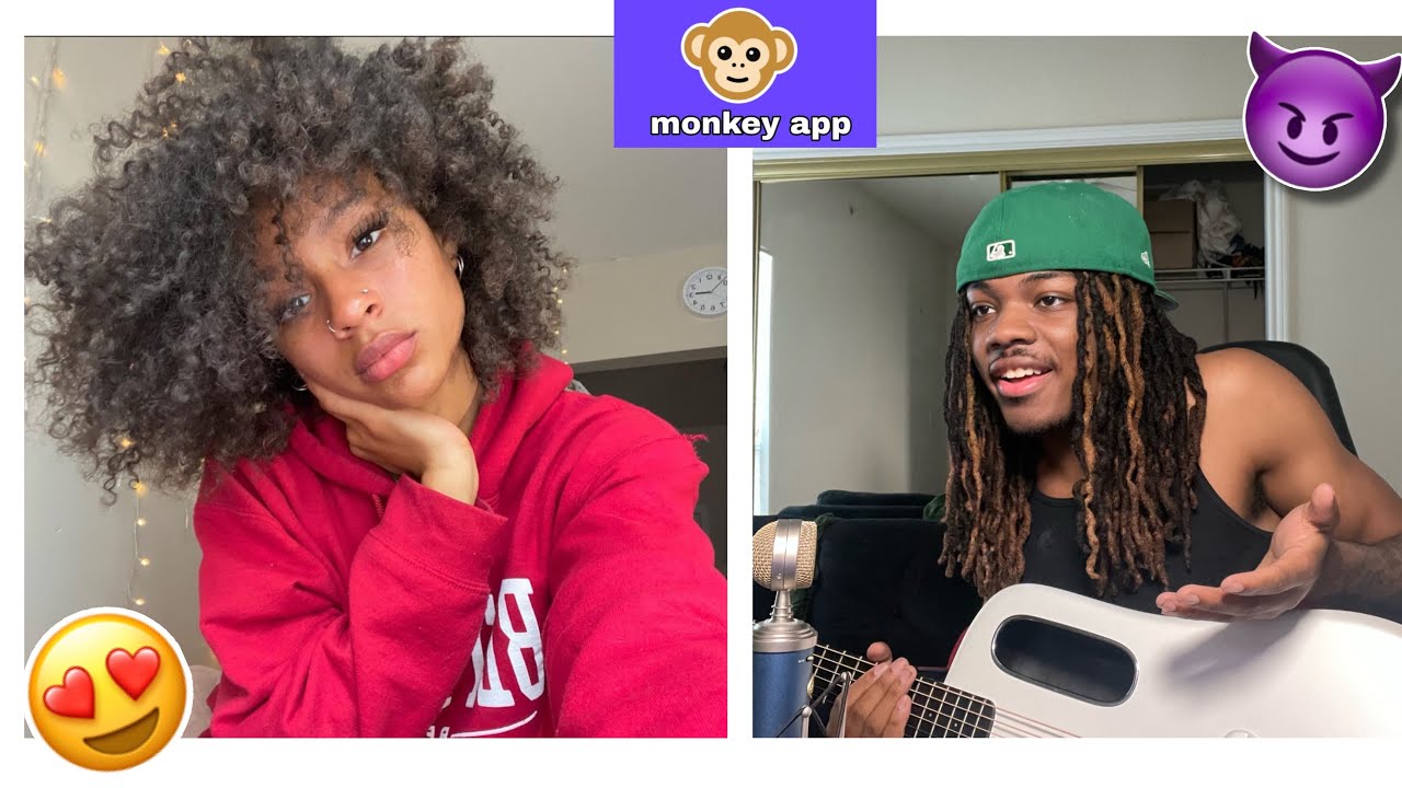 BADDIES Fall In Love With My Singing On Monkey App! - YouTube