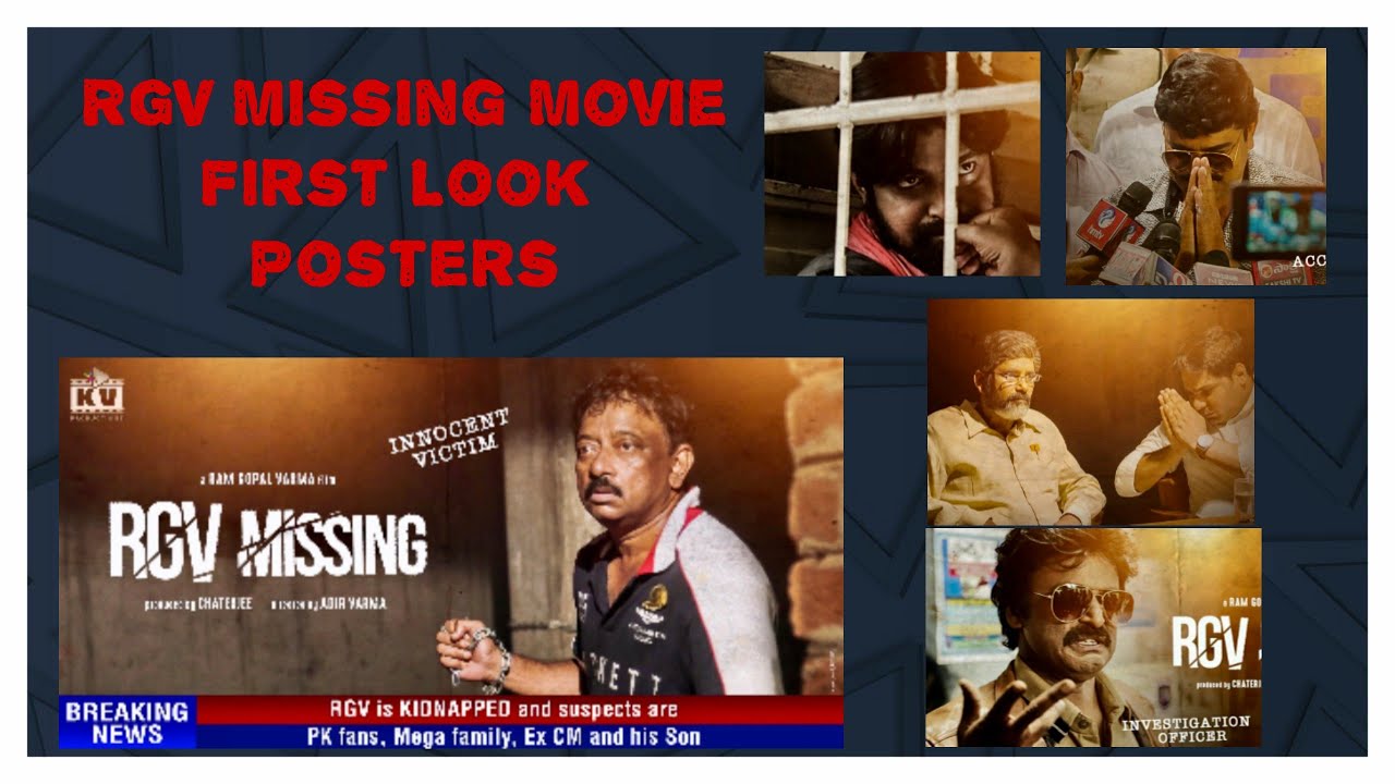 RGV Released 5 First Look Posters of RGV Missing - YouTube