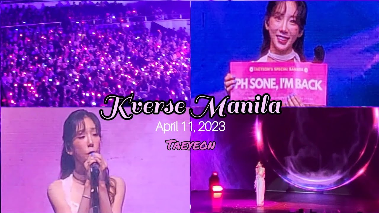 Kverse Manila - Taeyeon Performances 🎤 | April 11, 2023 - YouTube