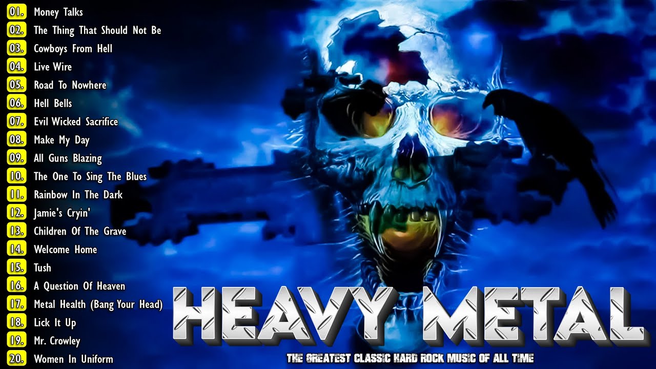 AC/DC, Metallica, Black Sabbath, Iron Maiden - HARD ROCK - The Greatest ...