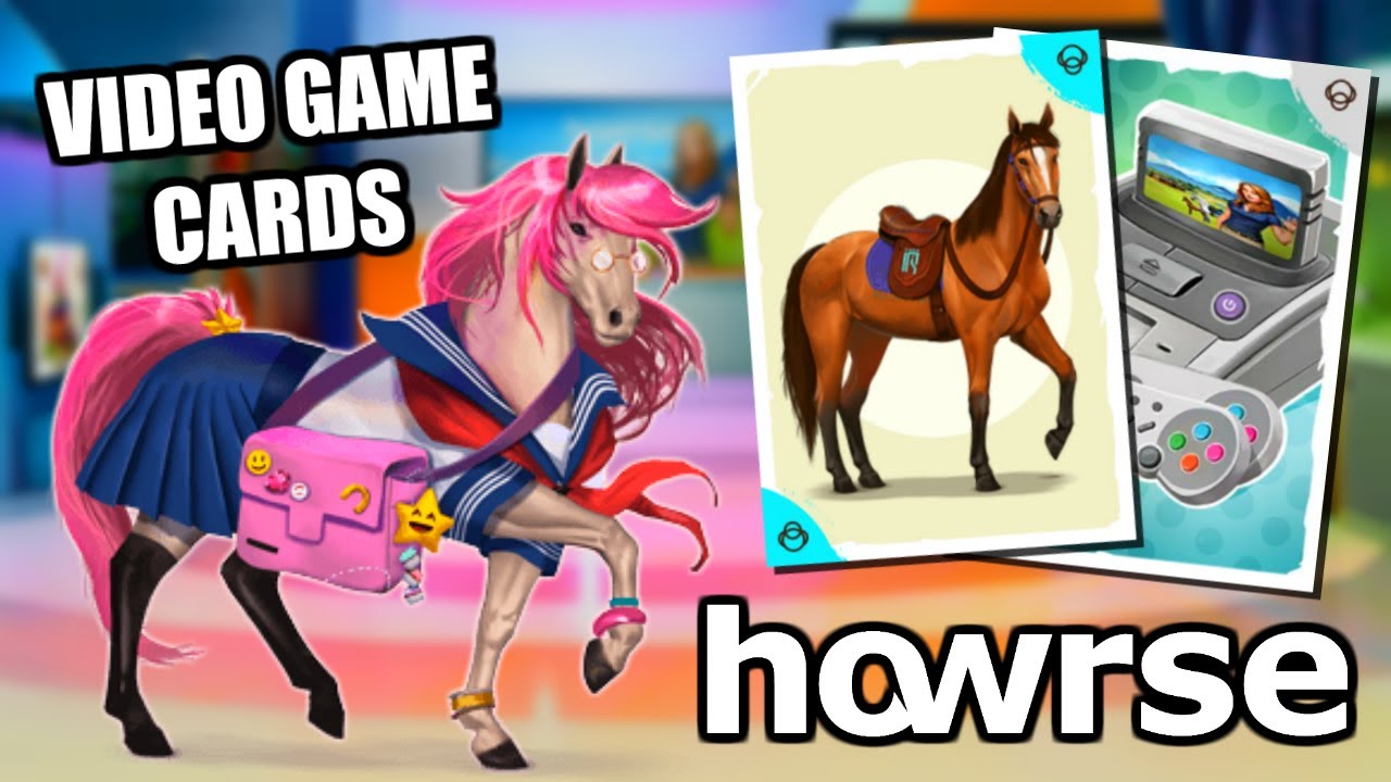 VIDEO GAME CARDS - Howrse Test Server - YouTube
