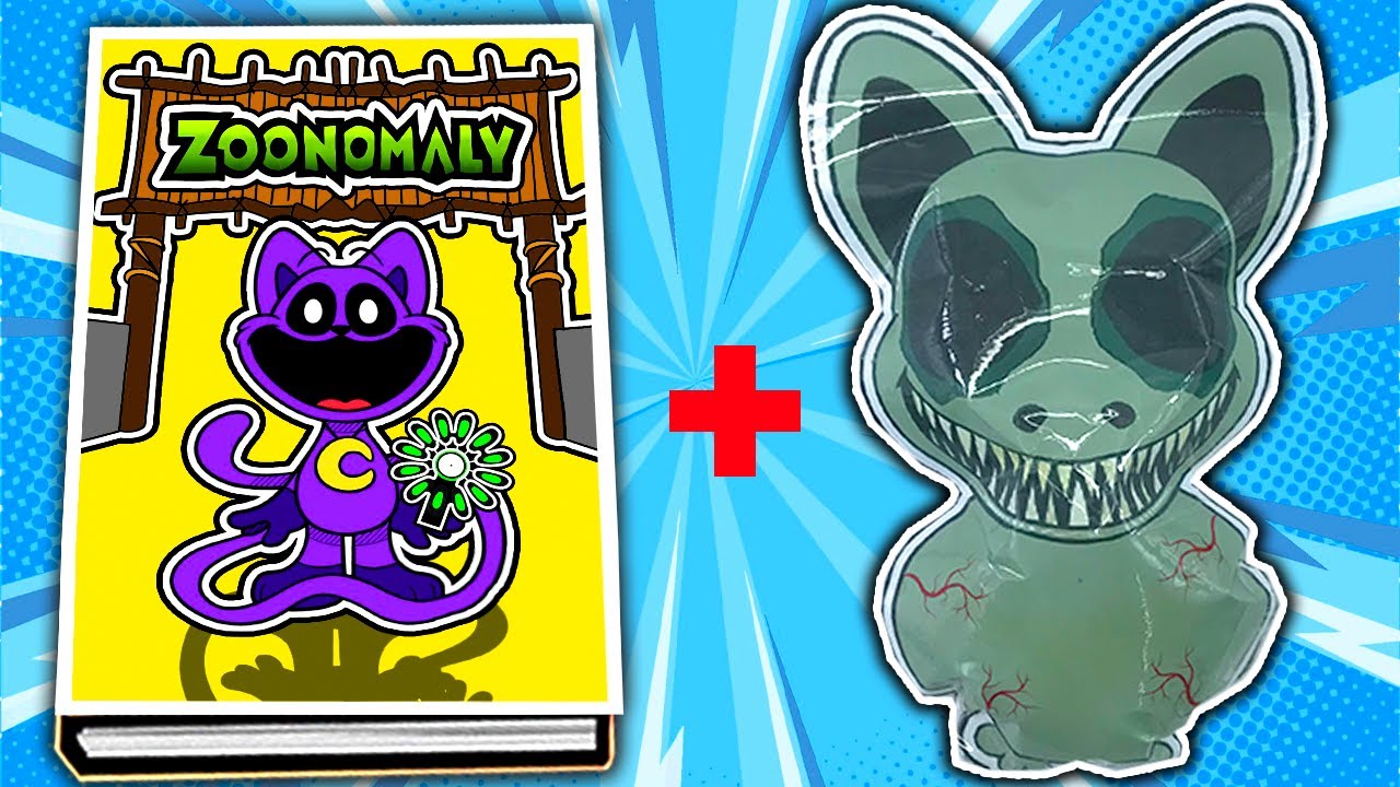 MAKING ZOONOMALY ZOOKEEPER GAME BOOK🦓🐺 (SMILING CRITTERS SQUISHY) - YouTube