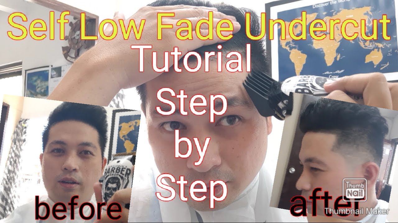 Viral paano mag gupit sa sarili Low Fade Undercut step by step - YouTube