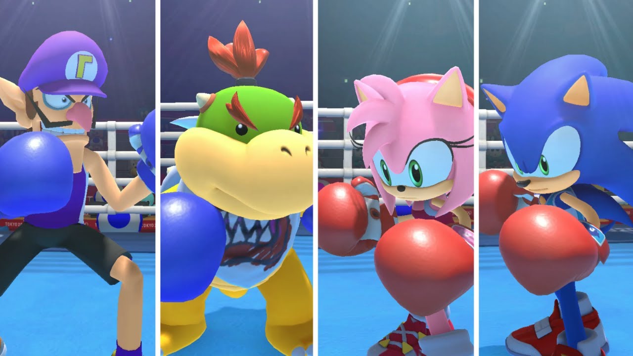 Mario & Sonic At The Olympic Games Tokyo 2020 (Boxing Hard) Bowser Jr ...