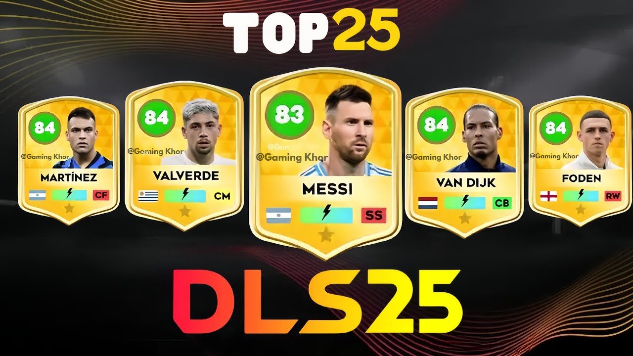 DLS 25 OFFICIAL | TOP HIGH RATED PLAYERS OVERALL RATING IN DLS 2025 ...