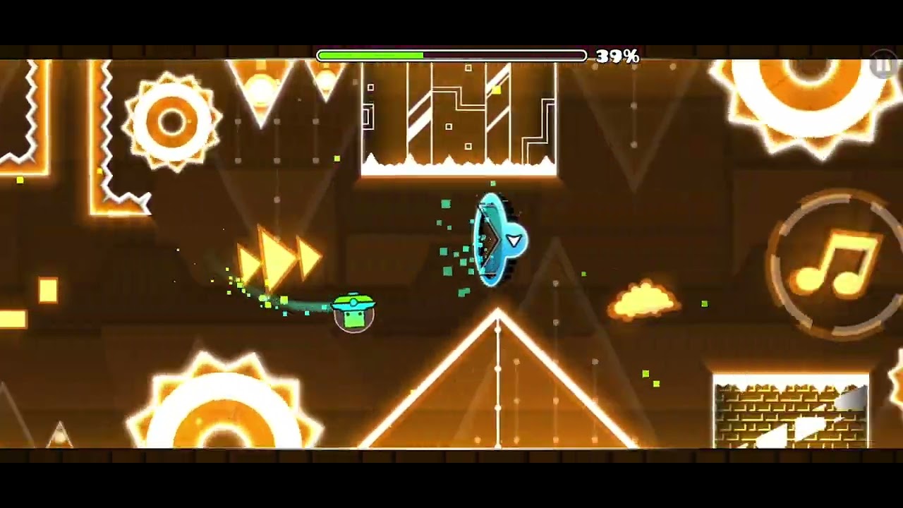 Geometry dash: outerspace - YouTube