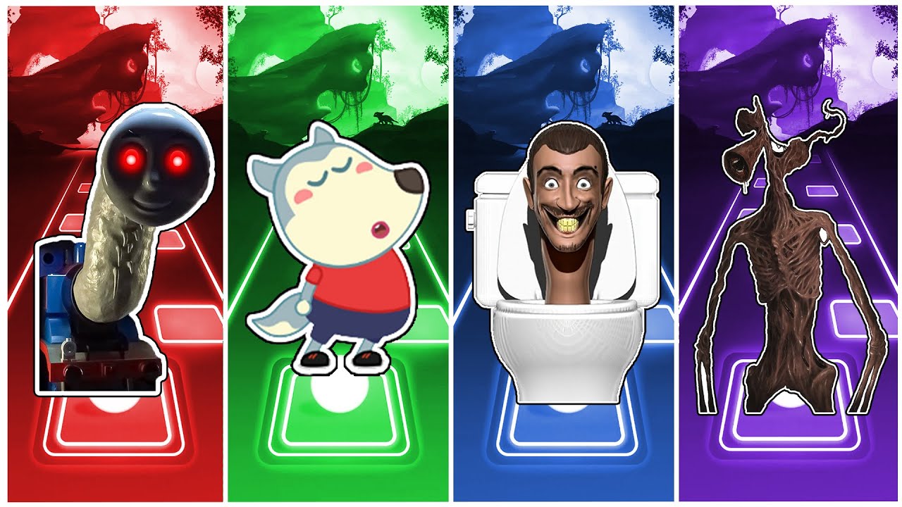 Thomas Train Eater 💢 Wolfoo 💢 Skibidi Toilet 💢 Siren Head 💢 Who will ...