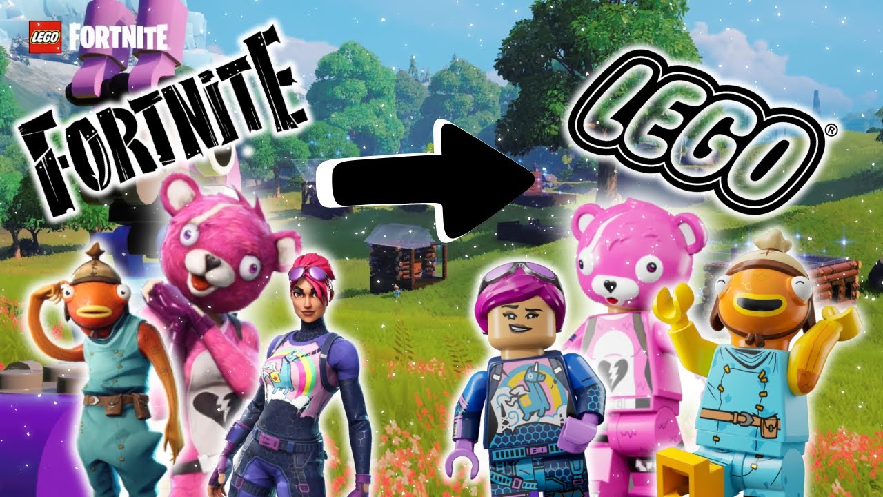 I played MINECRAFT in FORTNITE... But its LEGO - YouTube