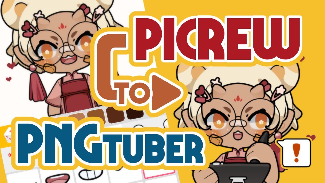 Making a Fully CUSTOMIZABLE PNGtuber+ Model with Picrew - YouTube