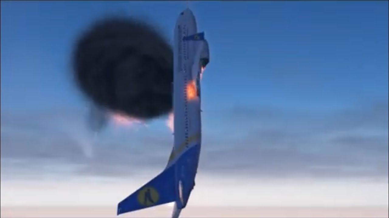 Ukraine International Airlines Flight 752-Crash Animation - YouTube