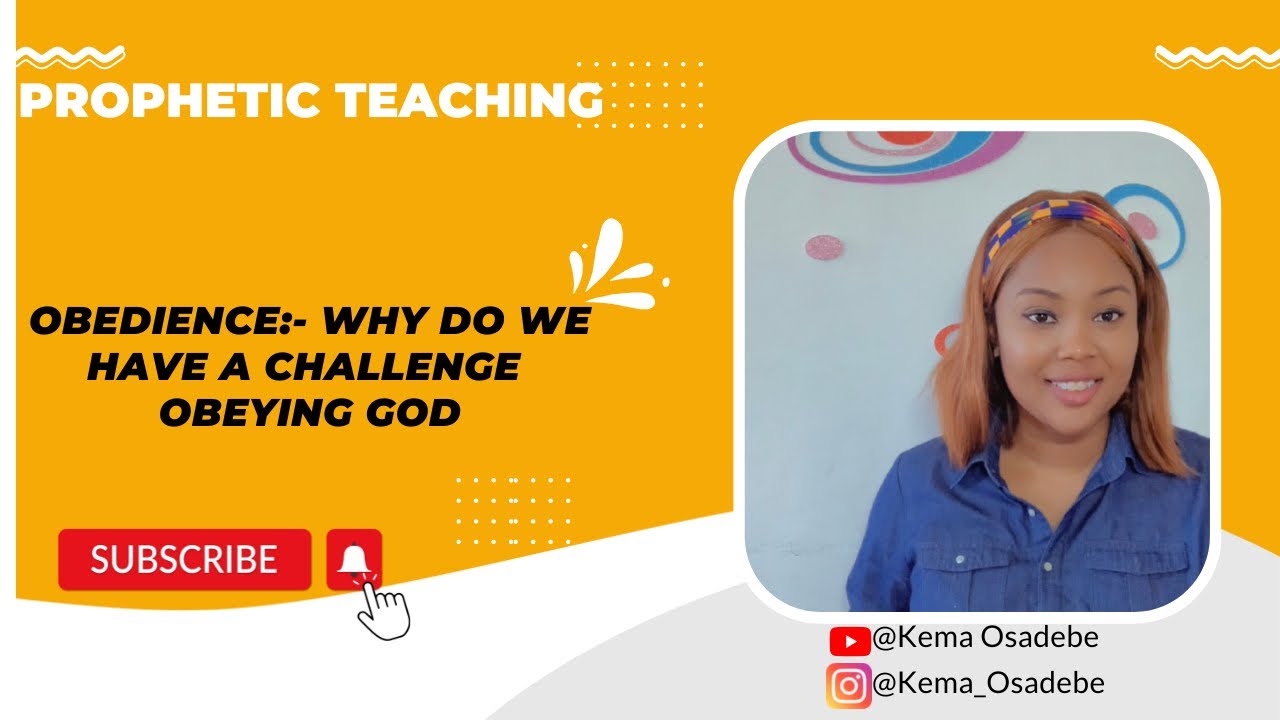Obedience:- why do we have a challenge Obeying God #obedience #Jesus ...