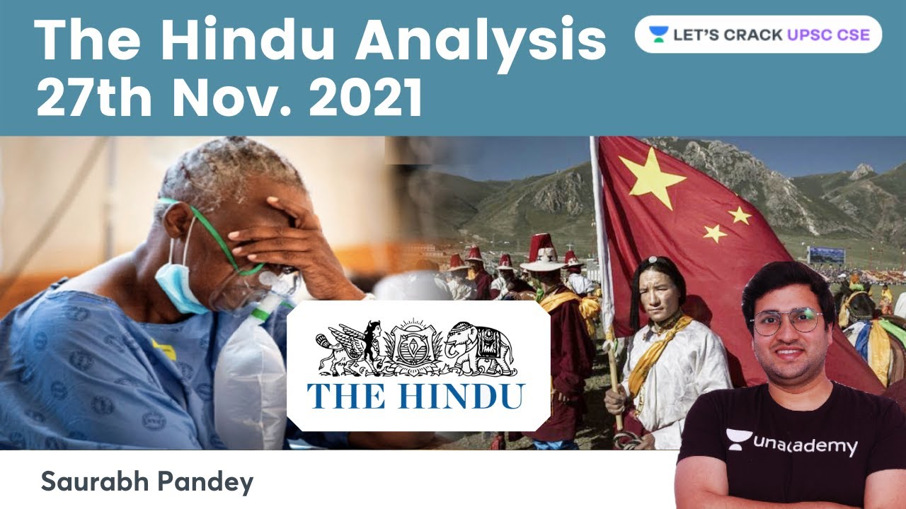 The Hindu Newspaper Editorial Analysis 27th Nov 2021 | Current Affairs ...