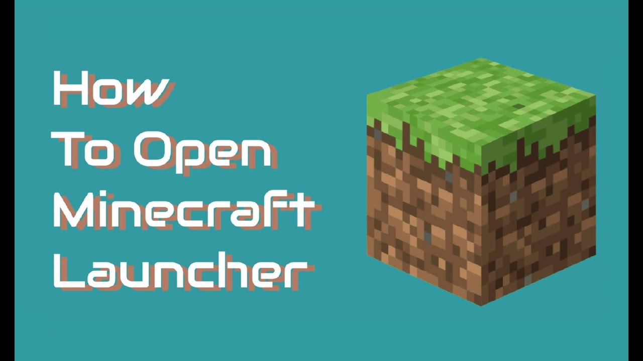 how to open minecraft launcher ;) - YouTube