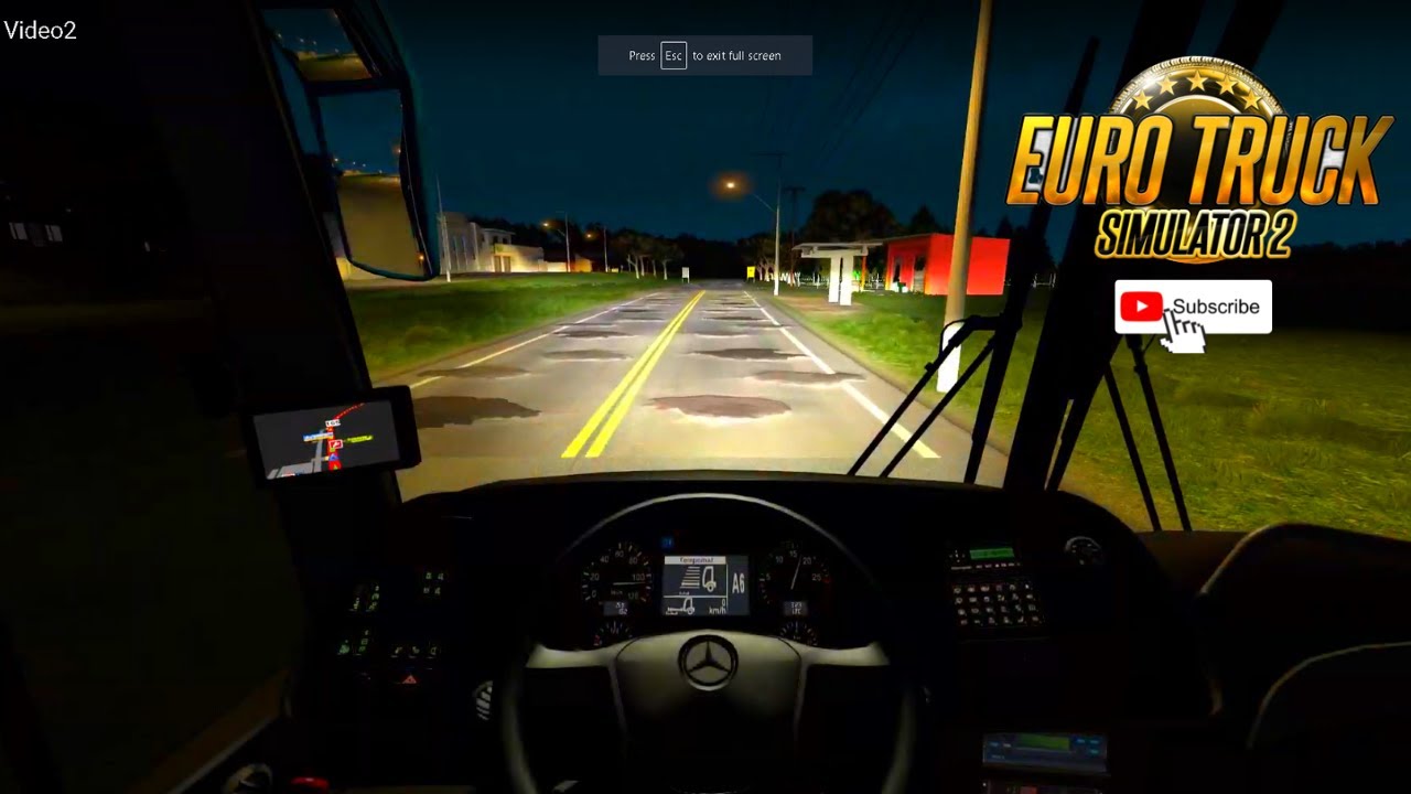 ETS2|Night FPP Bus Drive|XPLOSIV_ABHI_#ets2 #euriwings #mercedes # ...
