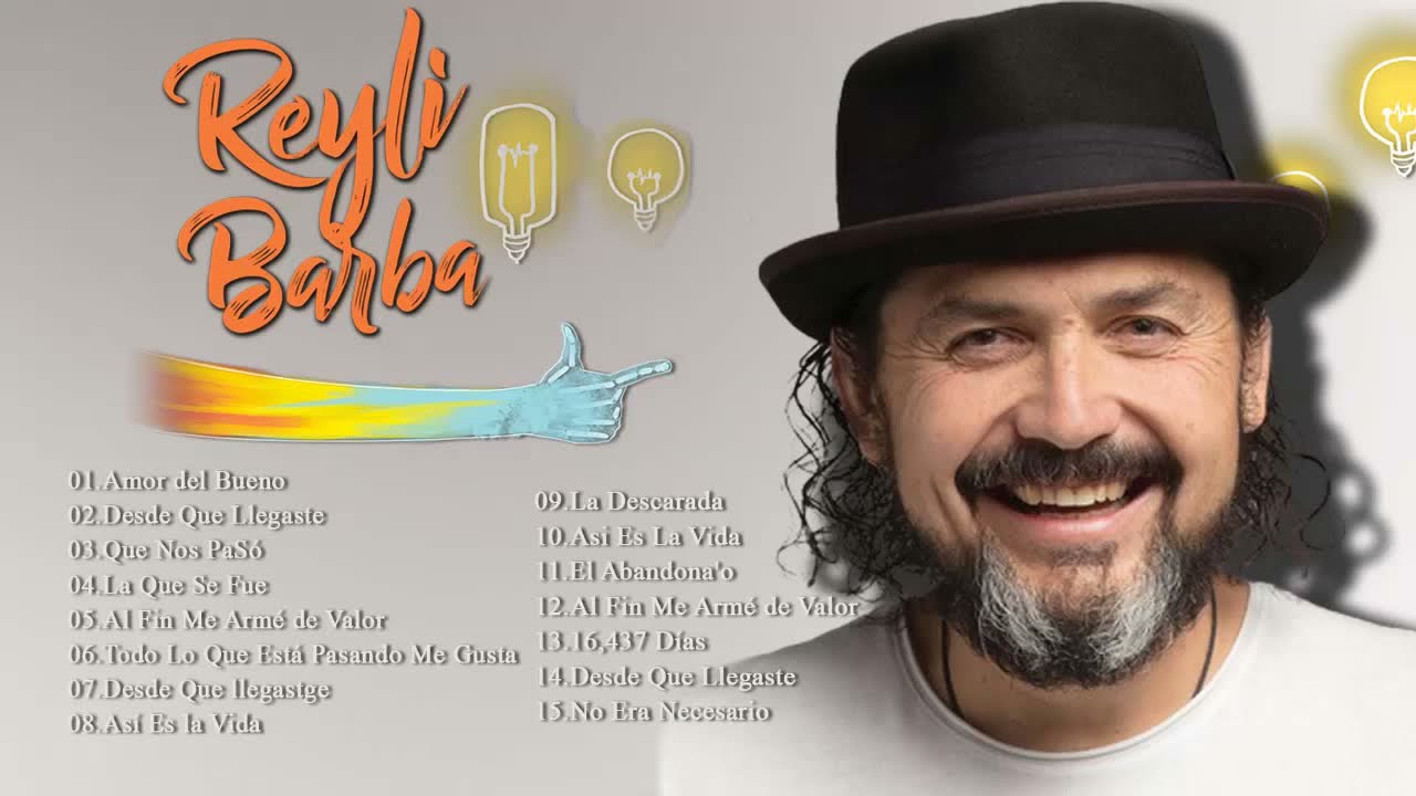 Reyli Barba exitos - 15 Mejores Canciones de Reyli Barba - YouTube