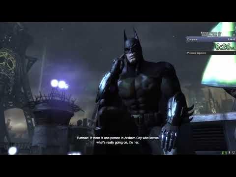 Batman Arkham City speedrun (Easy, PC, Glitchless) - YouTube