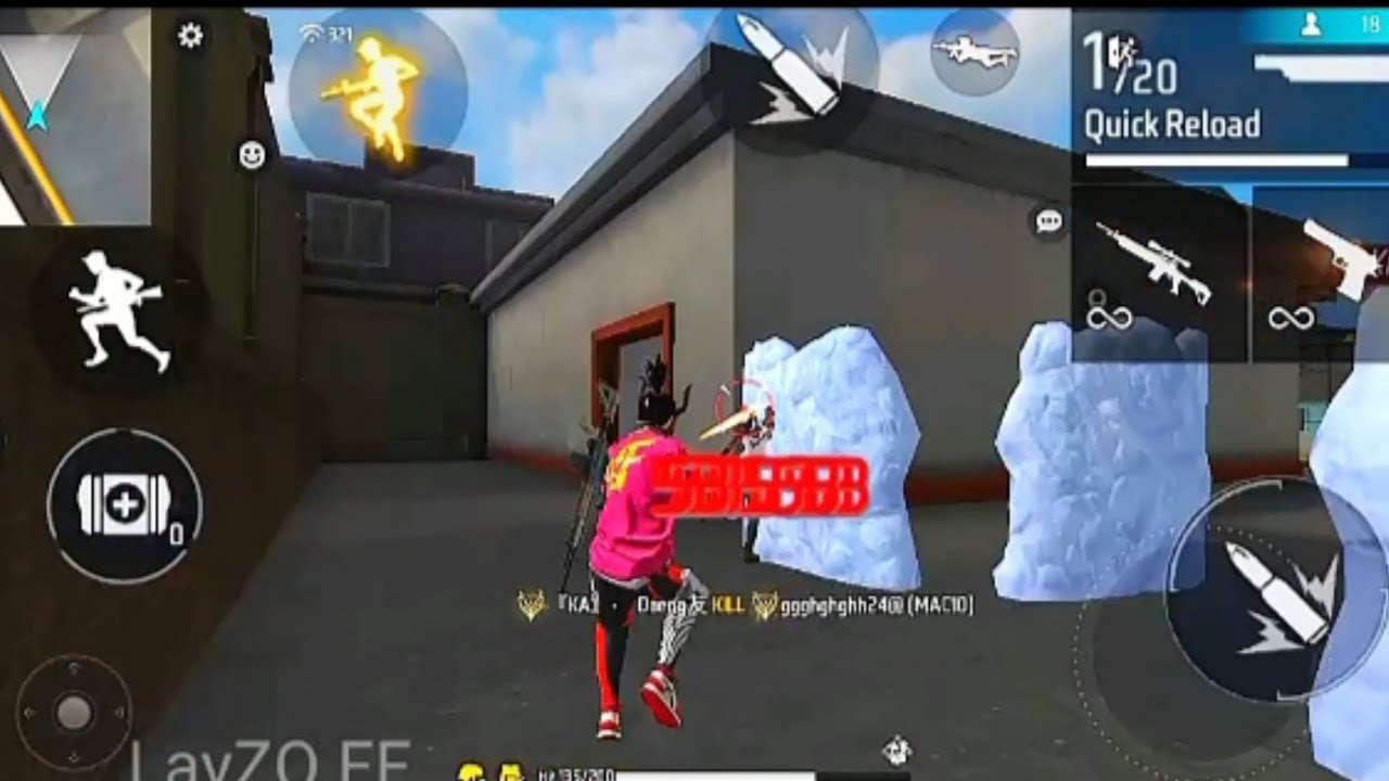 Pertama kali nyobain pepeng shot 3 jari di training, free fire ...