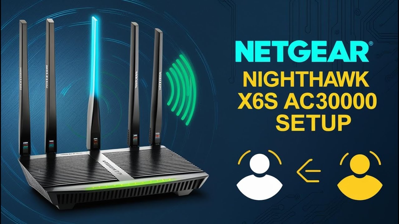 Netgear Nighthawk X6s AC3000 Setup - YouTube