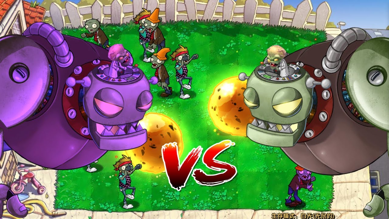 Hypno Dr Zomboss vs Dr Zomboss Plants vs Zombies Battlez - YouTube