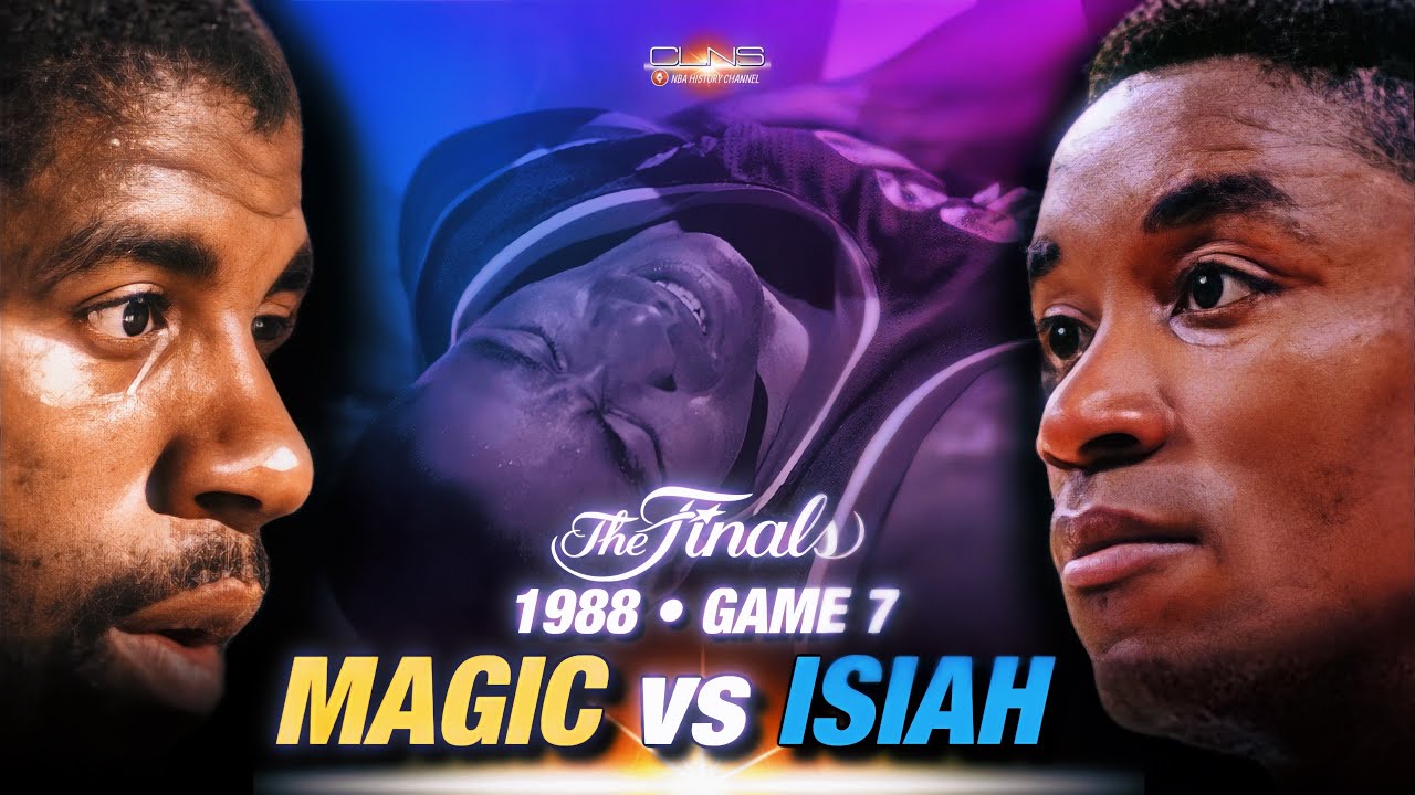 Magic Johnson vs Isiah Thomas: Lakers Repeat as Champions - YouTube