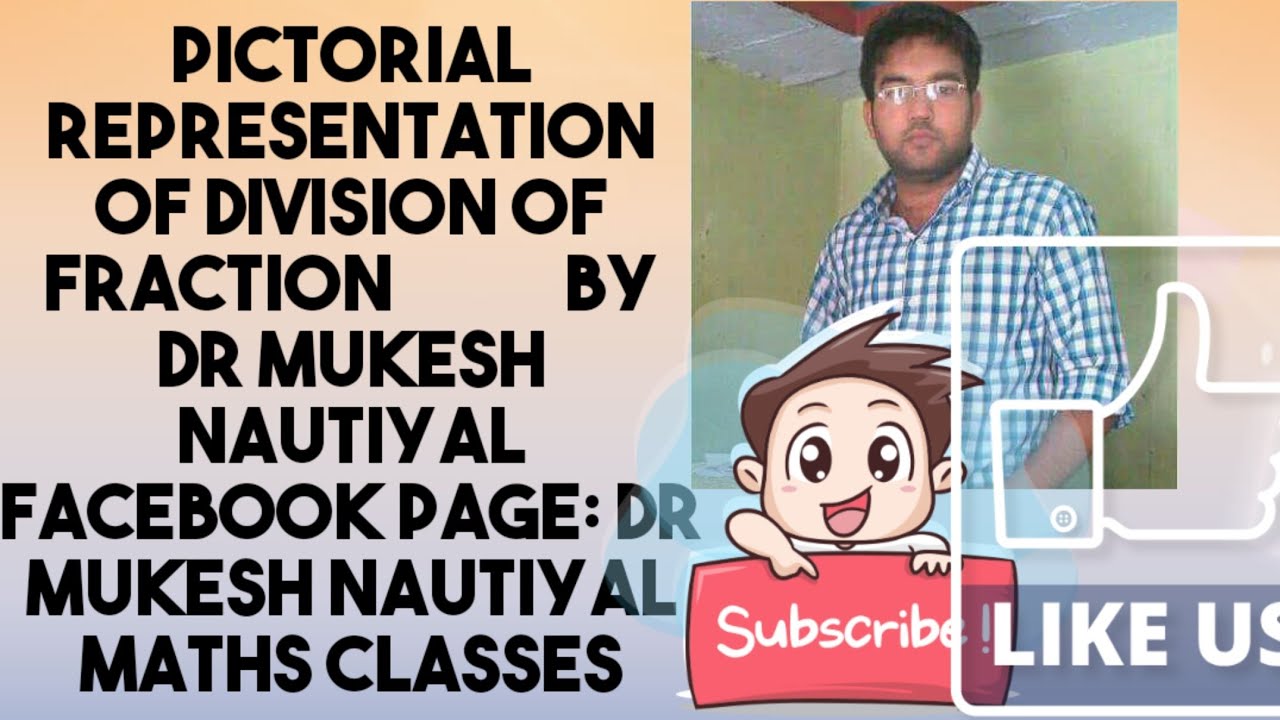 Pictorial Representation of Division of Fraction - YouTube