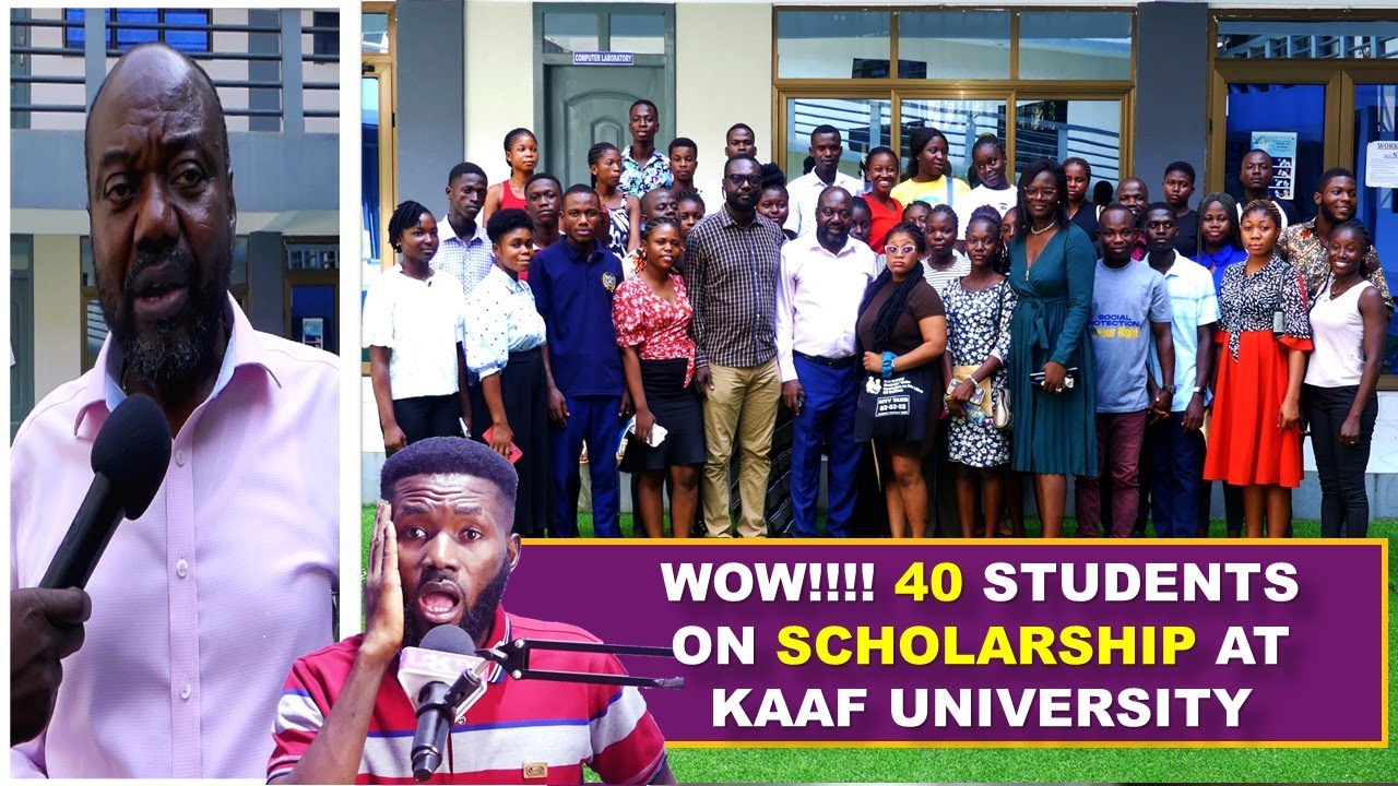 Wow!!! This is Good | 40 Students from Western North on Scholarship at KAAF University - YouTube
