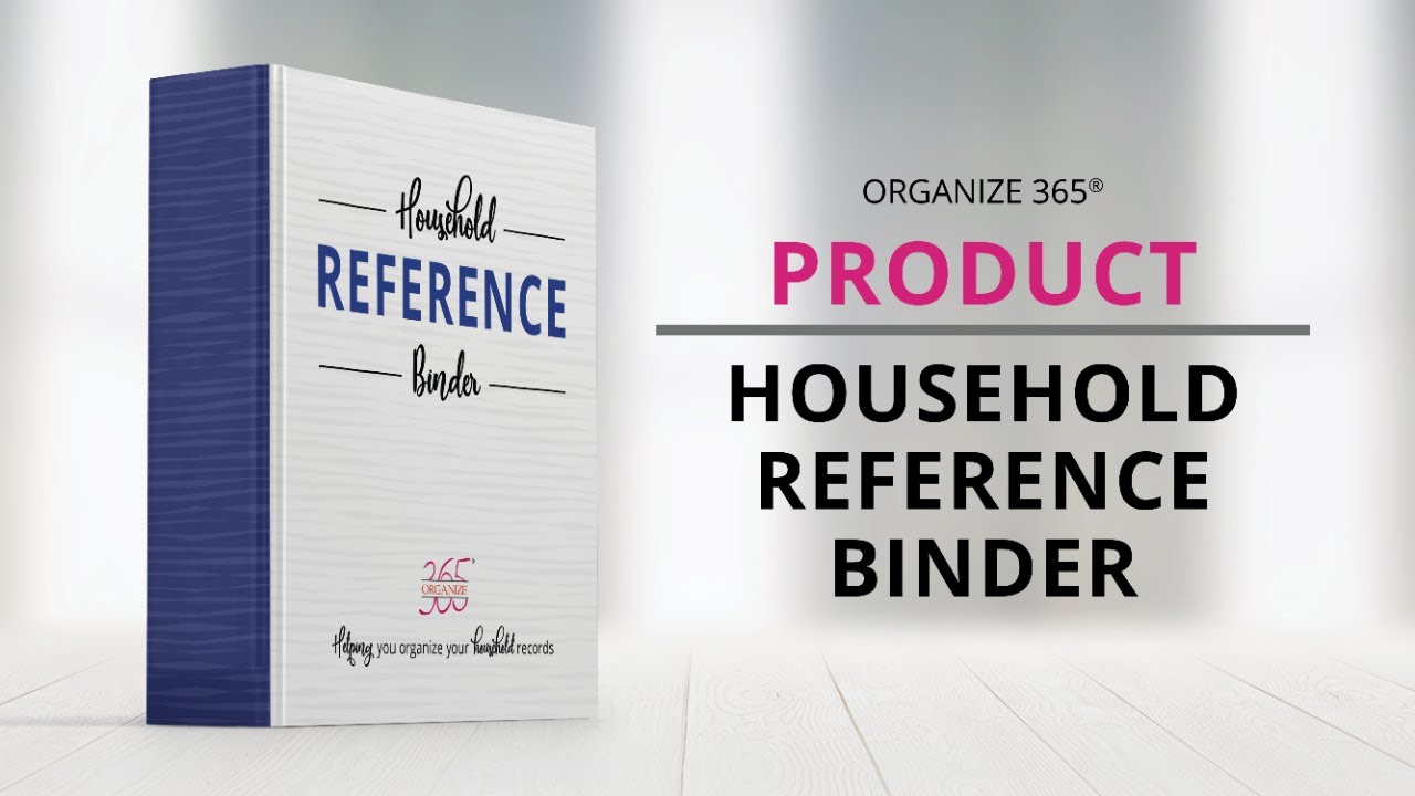 How to organize household papers pt 2 | Household Reference Binder ...