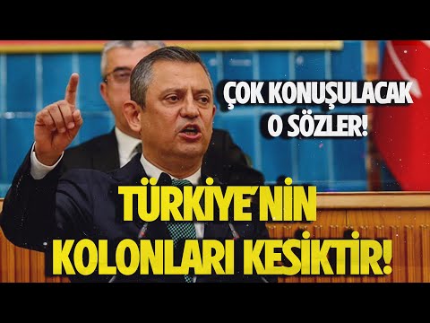 ÇOK KONUŞULACAK O SÖZLER! TÜRKİYE'NİN KOLONLARI KESİKTİR!