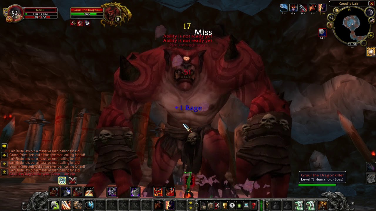 [PC] World of Warcraft: The Burning Crusade - Gruul's Lair (Solo ...
