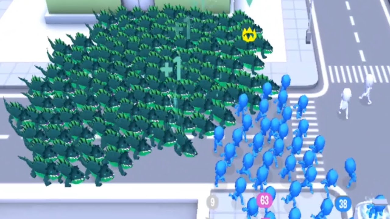 Crowd City World Record 1460+ Map Control: 100.00% - YouTube