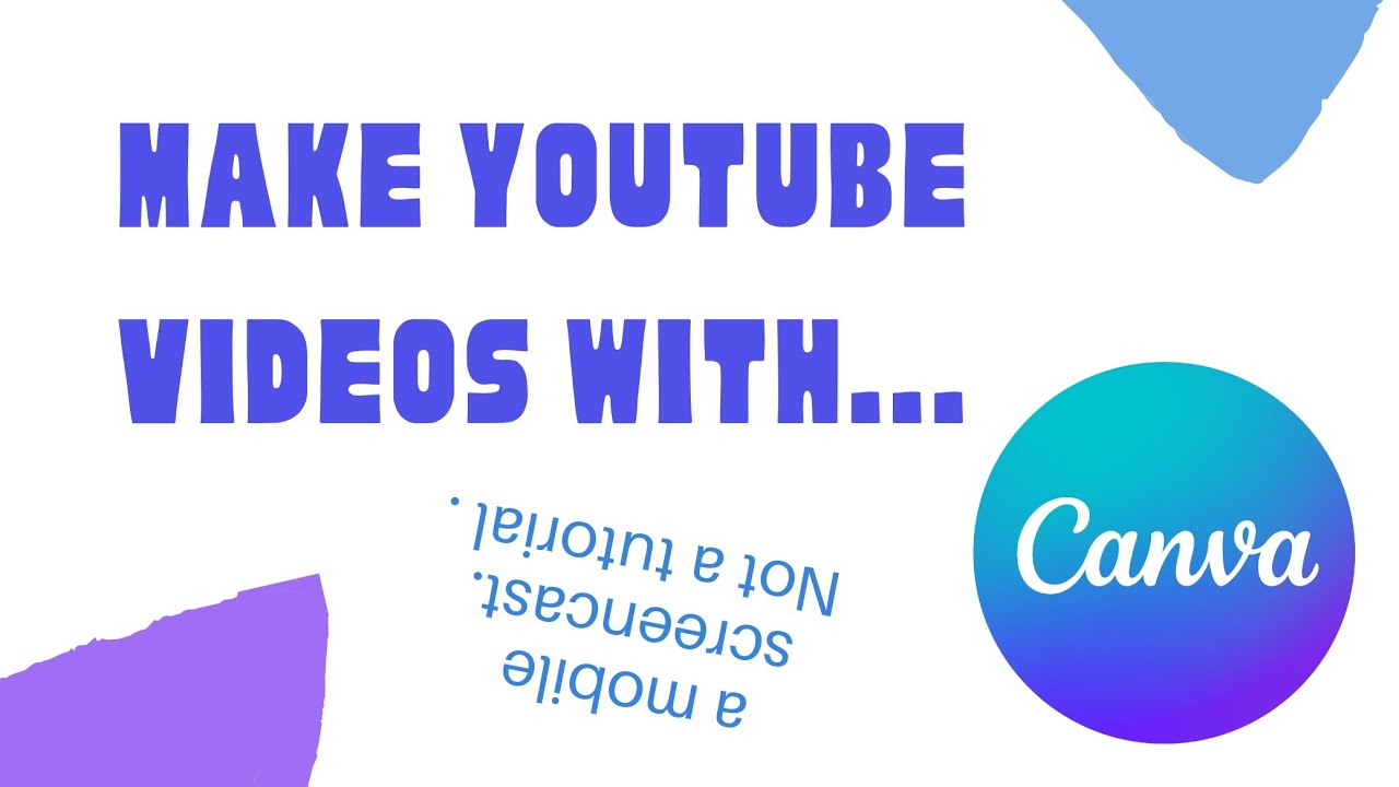 Watch me Make a YouTube Video in Canva Phone App | Screencast on Mobile | Presentation Format to ...