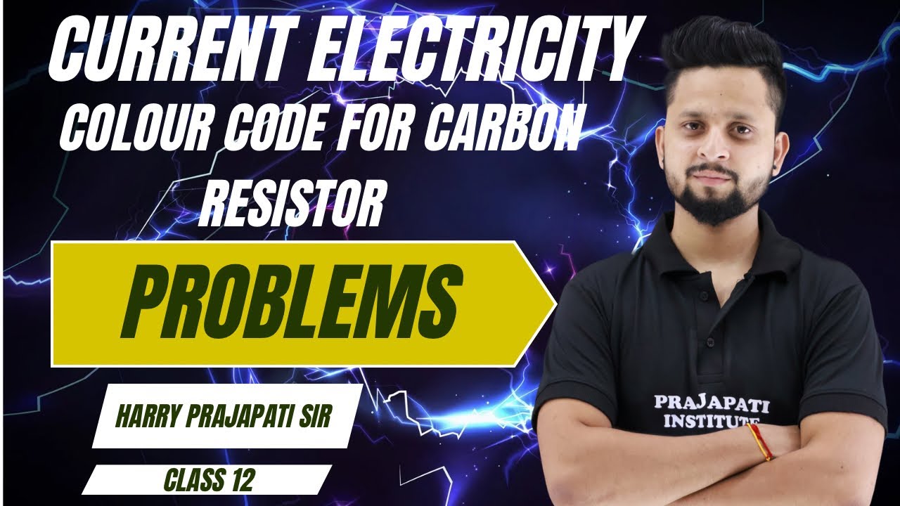 Current electricity 04 || Colour coding for carbon resistor || Class 12 ...