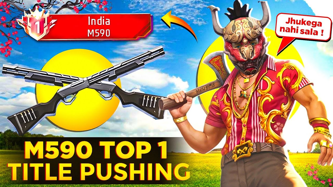 Pushing Top 1 In Shotgun M590 | Free Fire Solo Rank Tips & Tricks | Ep ...