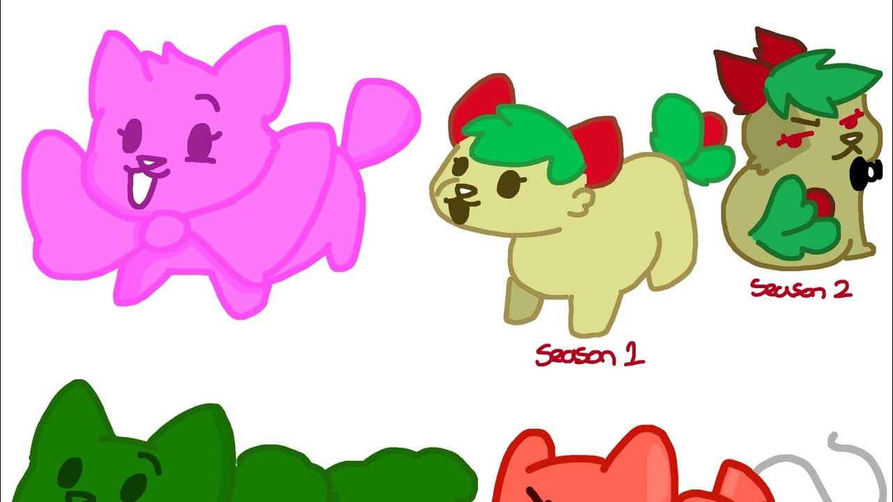 Inanimate insanity characters as cats part 1 - YouTube