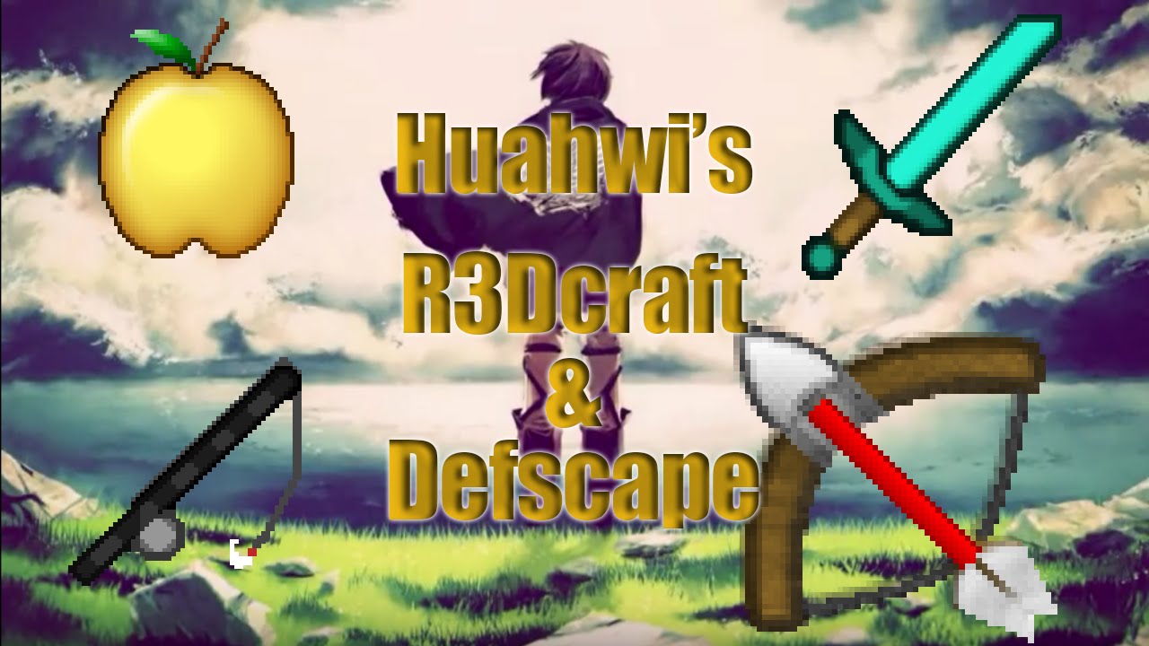 Minecraft PvP Texture Pack: Huahwi's Defscape and R3Dcraft Edit - YouTube