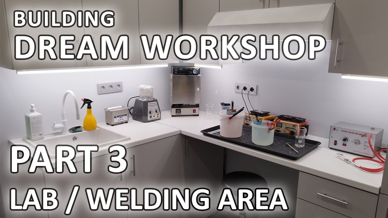 Building home workshop laboratory area - YouTube