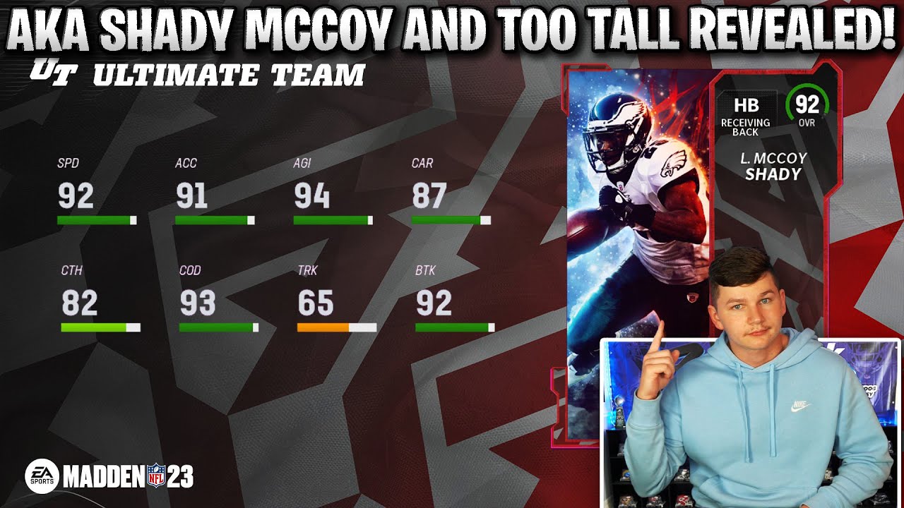 AKA SHADY MCCOY AND ED TOO TALL REVEALED! | MADDEN 23 ULTIMATE TEAM ...