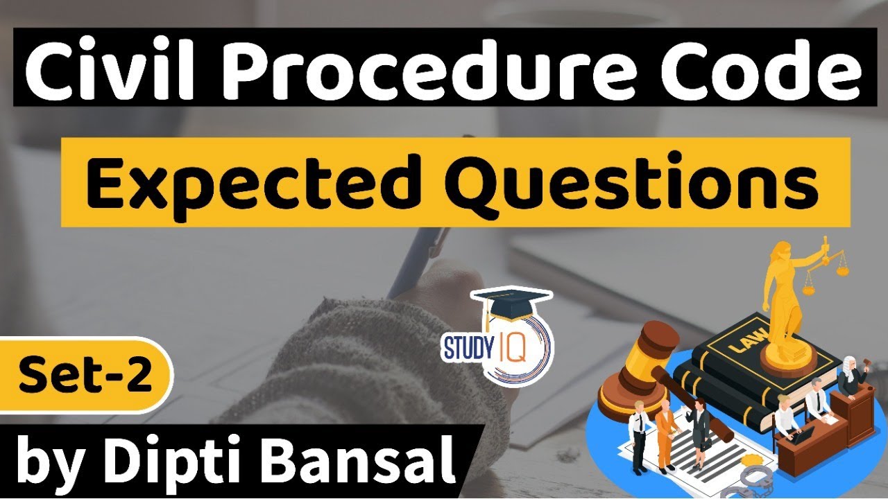 Civil Procedure Code Expected Questions Set 2 for Haryana Judiciary ...
