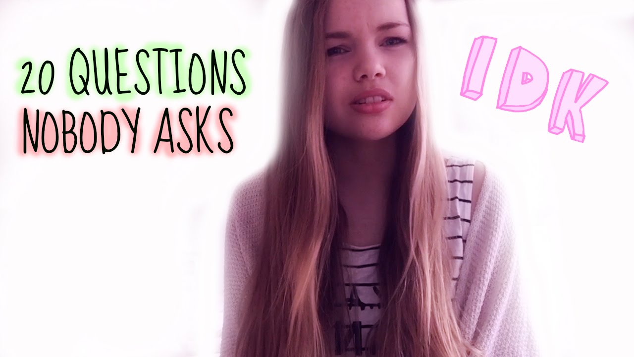 20 Questions Nobody Asks Tag - YouTube