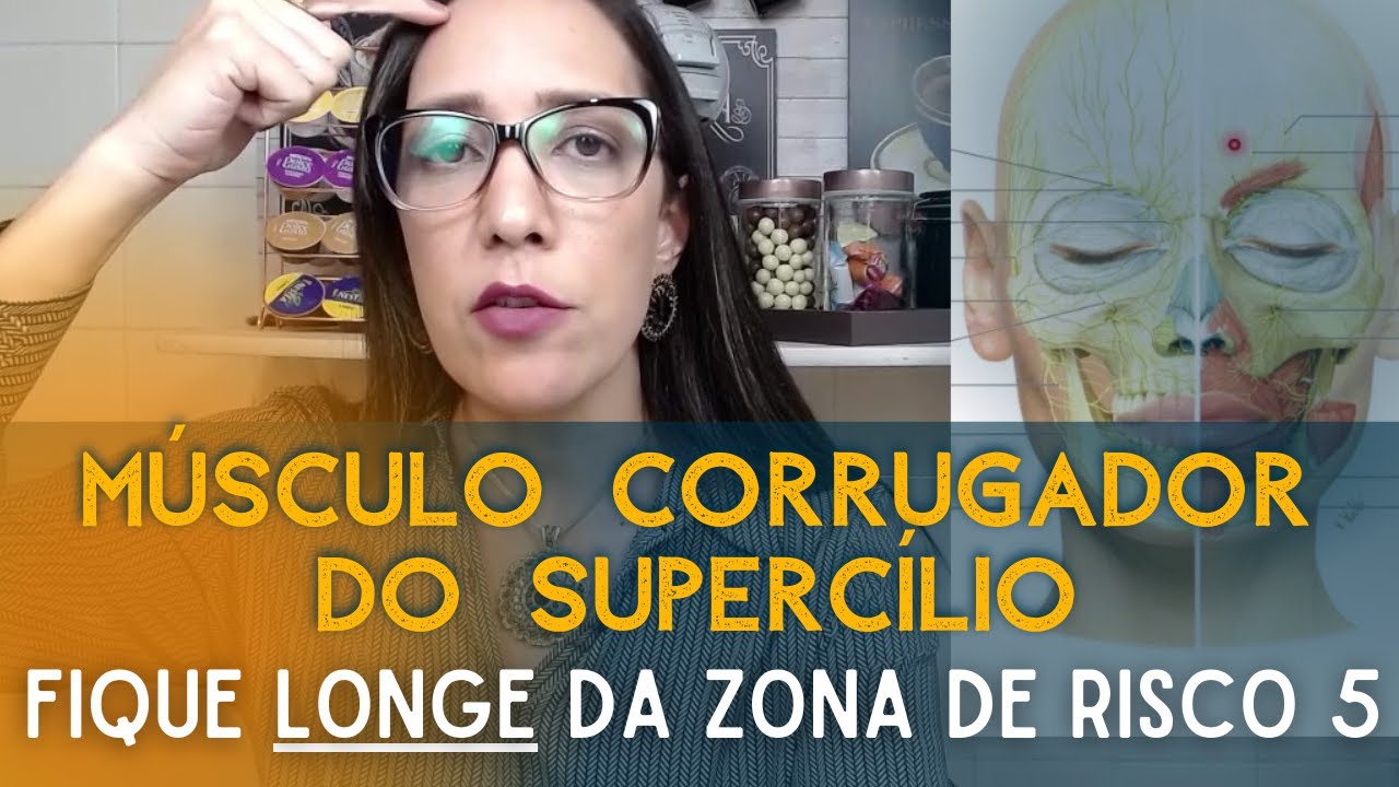 Músculo corrugador do supercílio, fique longe da zona de risco 5 - YouTube