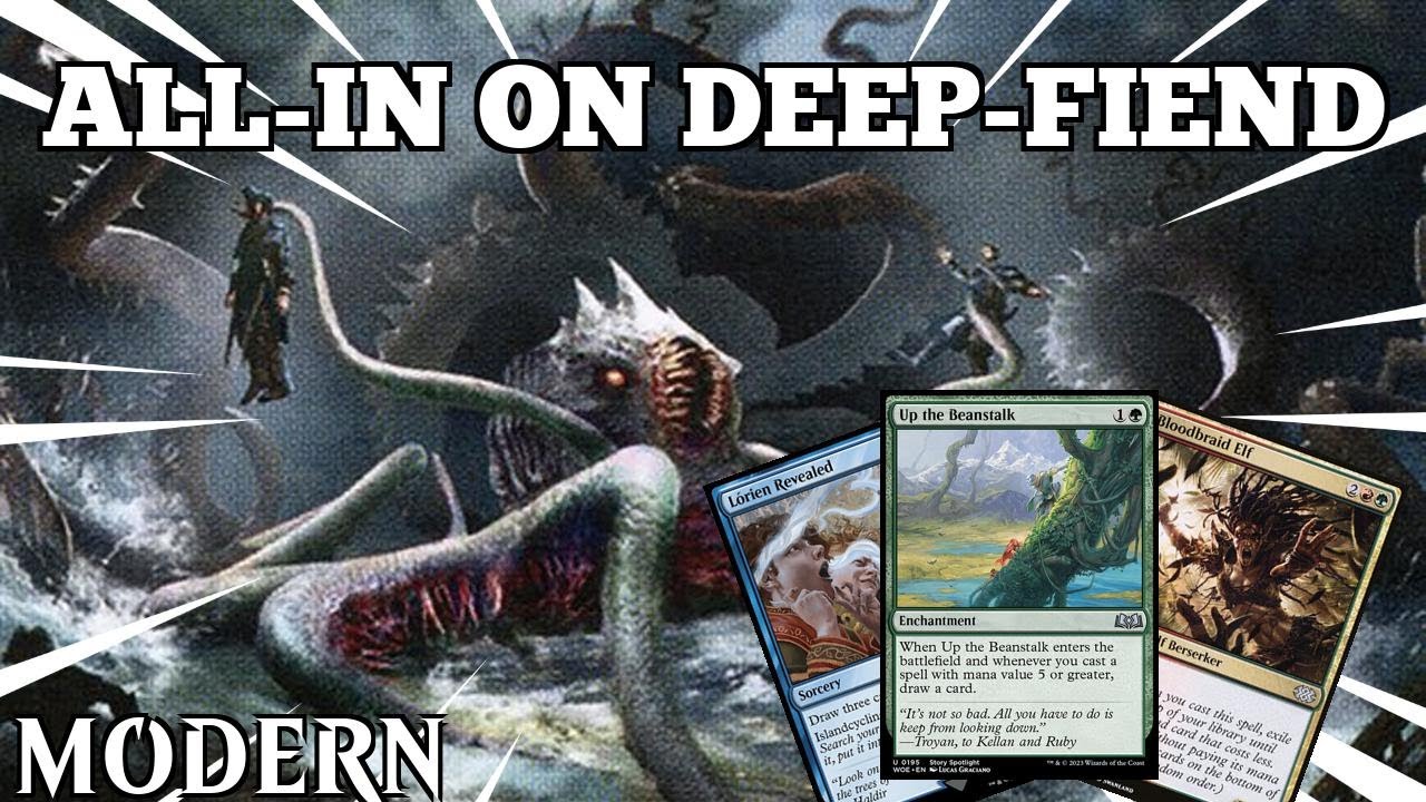 ALL-IN ON DEEP-FIEND | Deep-Fiend Beans | Modern | MTGO - YouTube