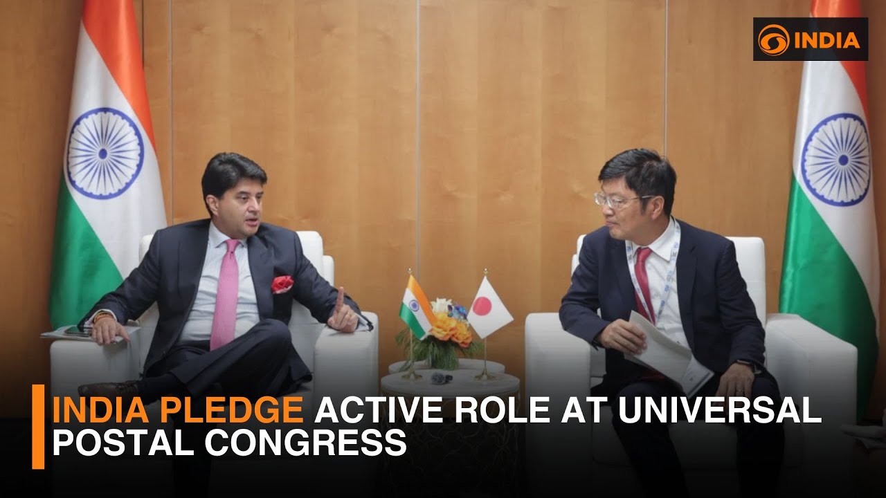 India pledge active role at Universal Postal Congress - YouTube