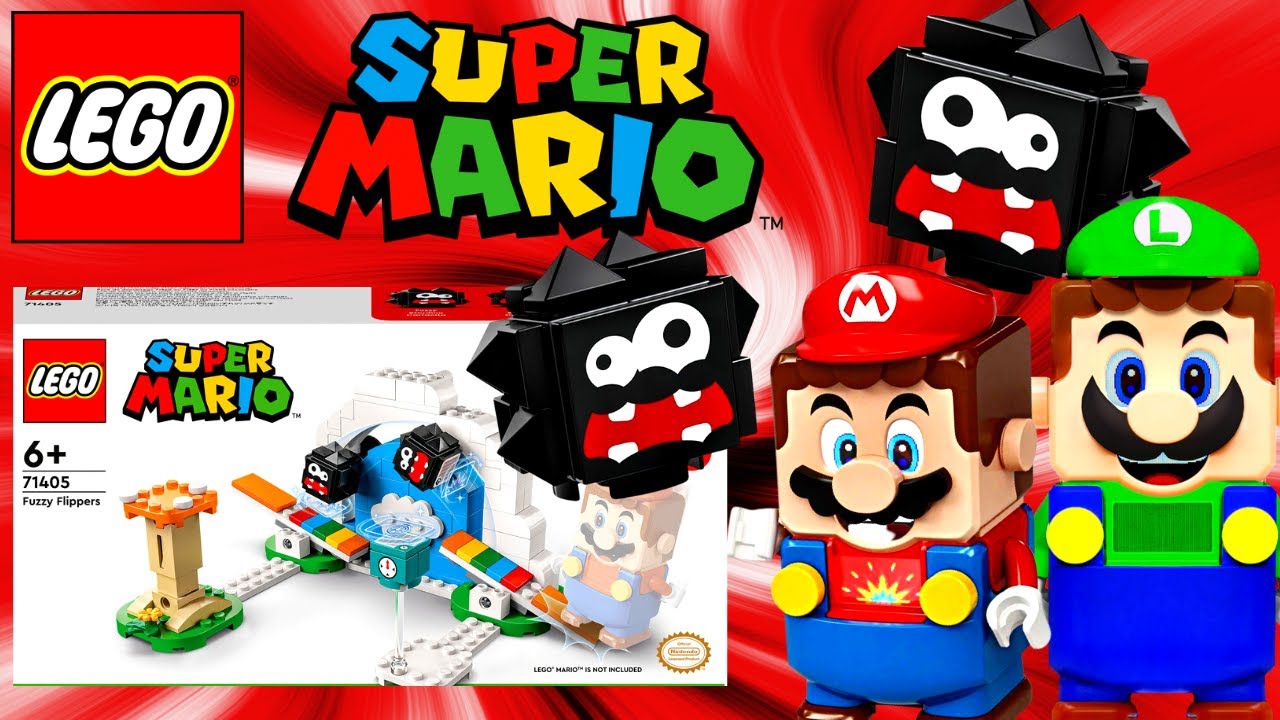 71405 LEGO SUPER MARIO FUZZY FLIPPER EXPANSION SET - YouTube