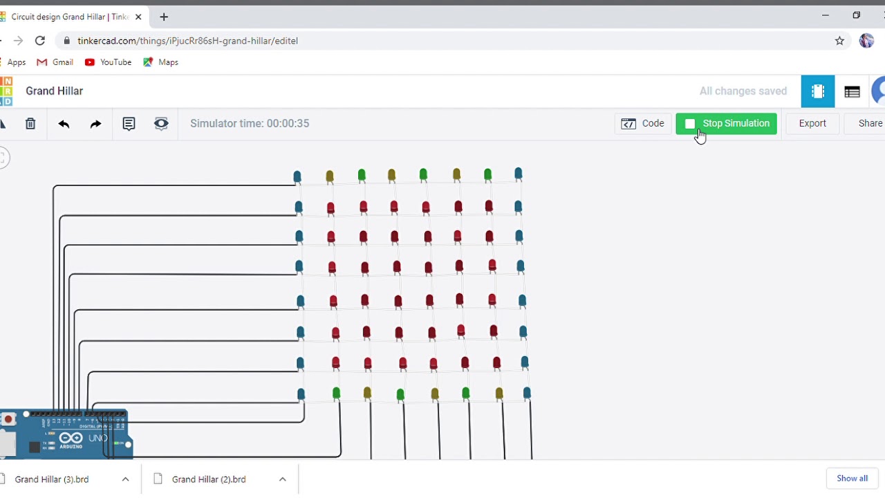 LED pattern with #Tinkercad - No 2 - YouTube