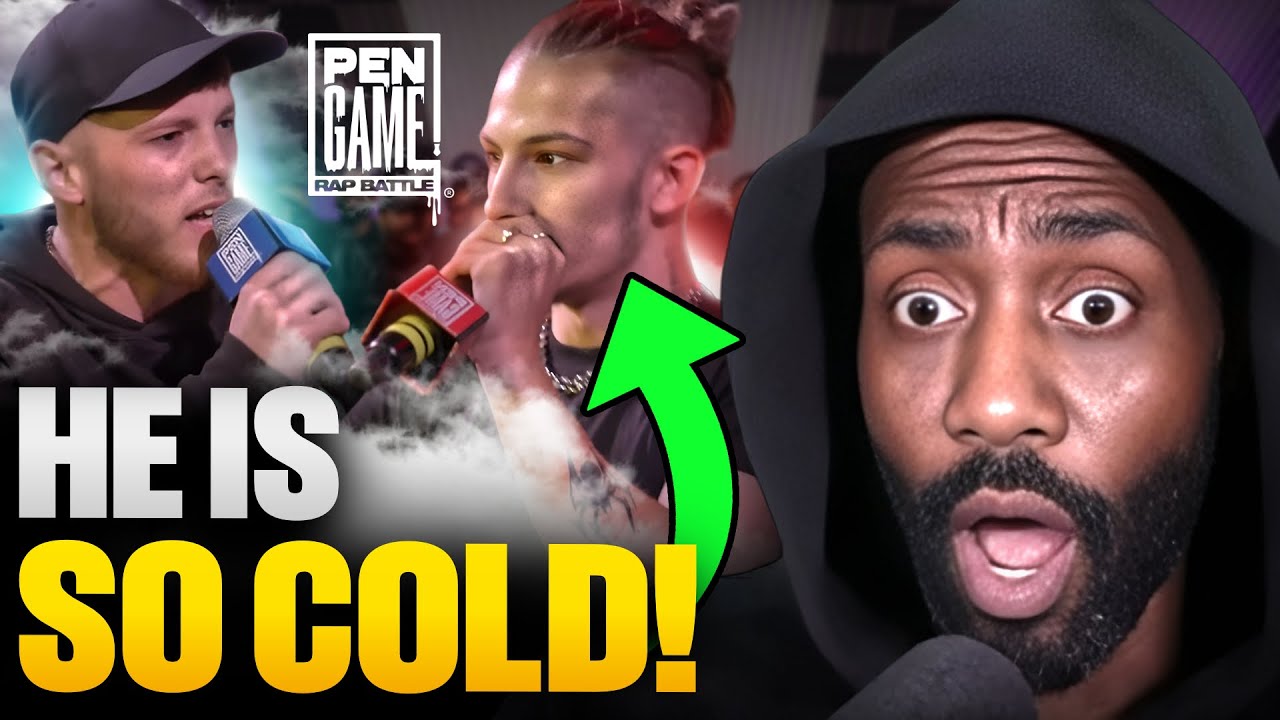 That's A RED CARD For BOTH Rappers! | PenGame Rap Battle - YouTube