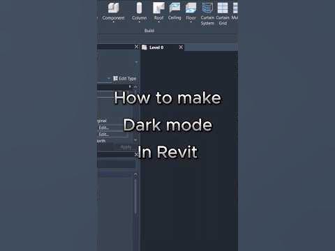 Dark mode in Revit #tutorial #3d #revit #revittutorials - YouTube